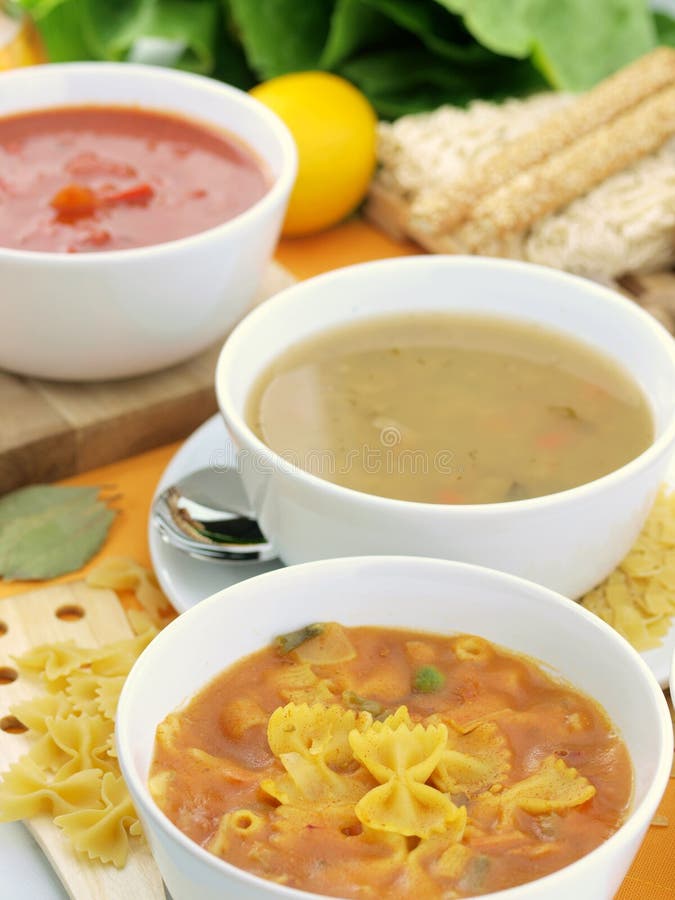 Soup stock photo. Image of light, dinner, vegetable, healthy - 14562518