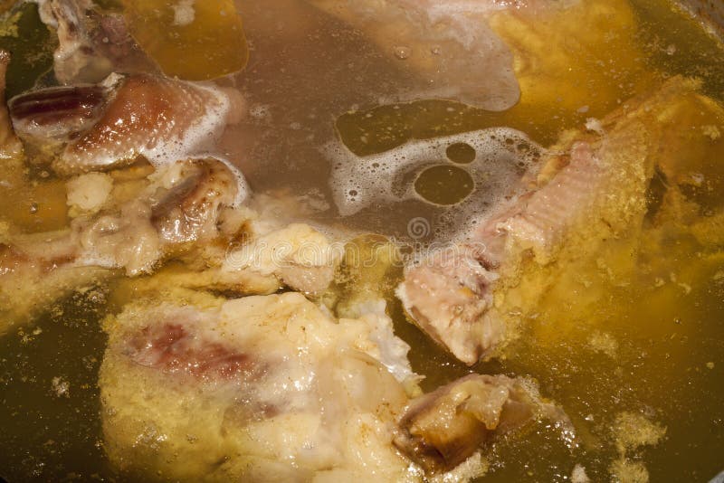Soup boiling in a pot stock photo. Image of food, sauce - 203027198