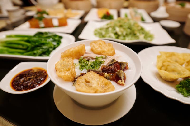 Soup with Delicacy in the Restaurant Stock Image - Image of serve ...