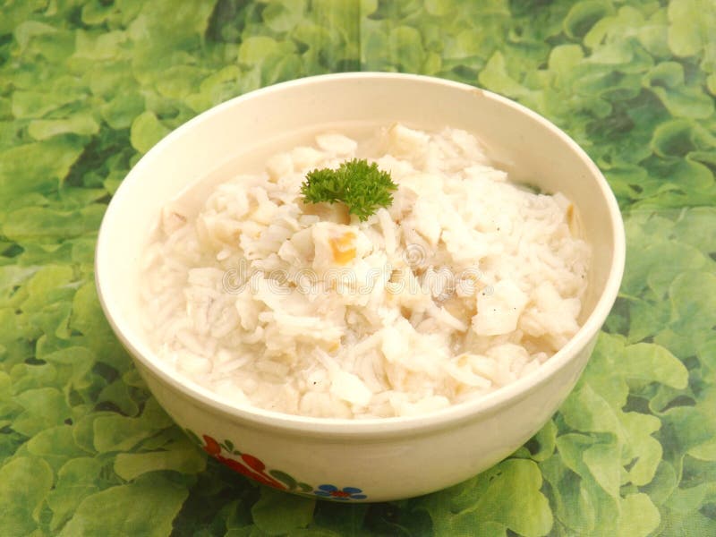 Soup of fish and rice stock image. Image of rice, snack - 54911437