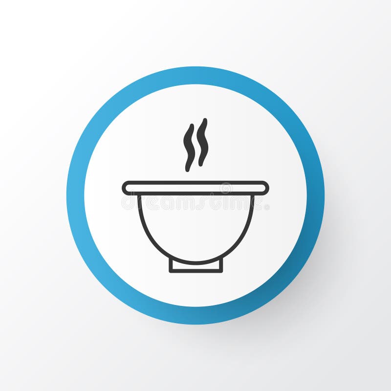 Soup Icon Symbol. Premium Quality Isolated Bowl Element in Trendy Style ...