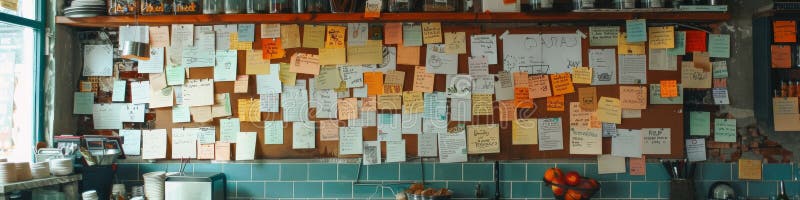 A Soup Kitchen with a Wall of Thank You Notes Reflecting the Impact on ...