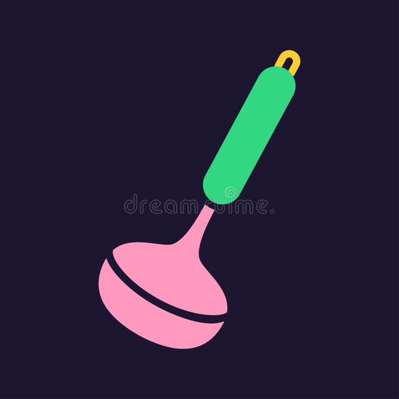 Soup Ladle. Kitchenware Icon. Color Vector Kitchen Utensil and Tool ...