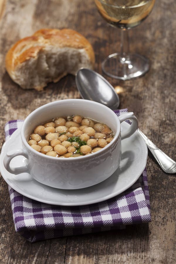 Soup pearls stock photo. Image of food, tablecloth, hearty - 28794262