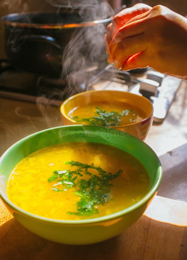 Soup Seasoning stock image. Image of healthy, bowl, soup - 37858113