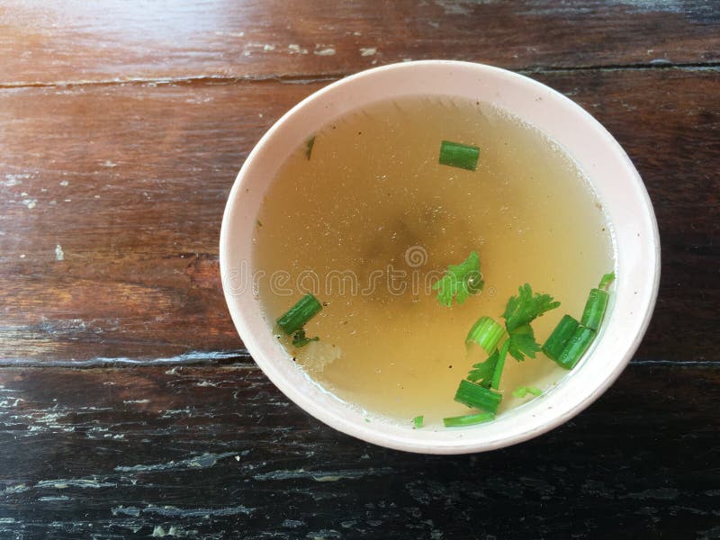 Soup on table stock photo. Image of lunch, healthy, herb - 79029570