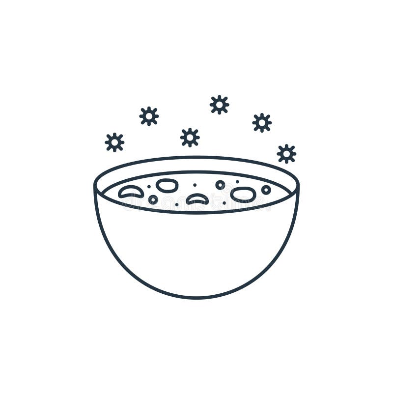 Soup Vector Icon. Soup Editable Stroke. Soup Linear Symbol for Use on ...