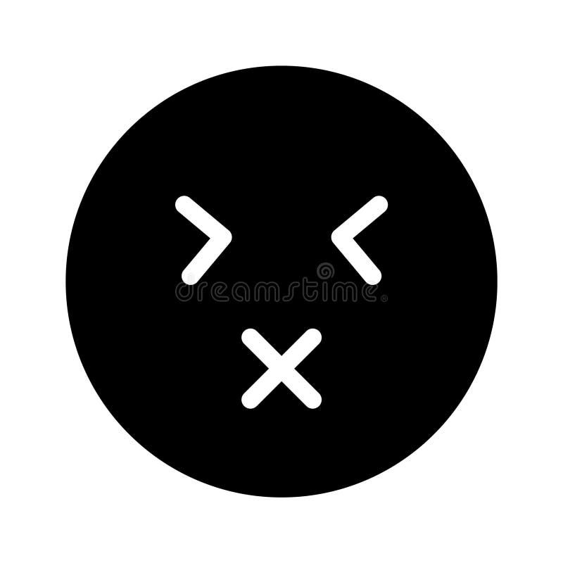 Sour Face Emoji Icon, Creative and Premium Vector Stock Vector ...