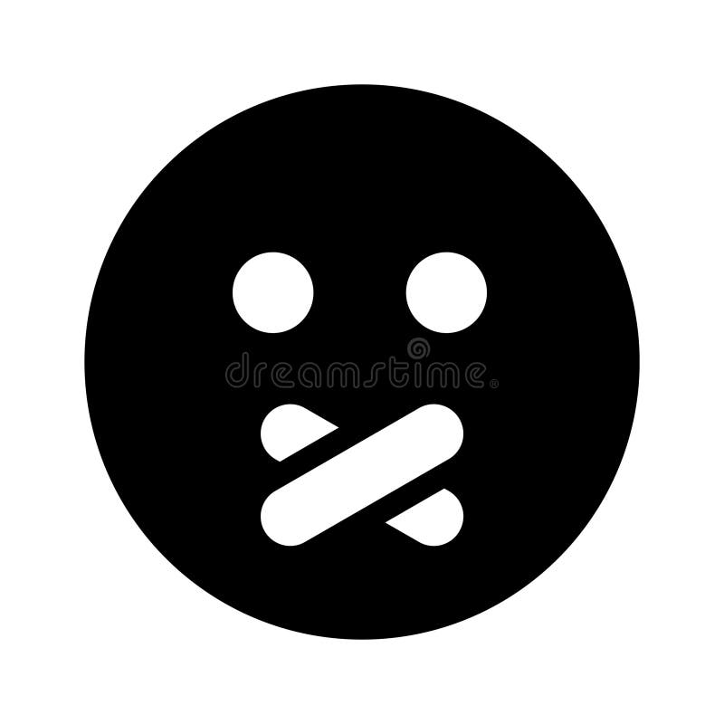 Sour Face Emoji Icon, Creative and Premium Vector Stock Vector ...