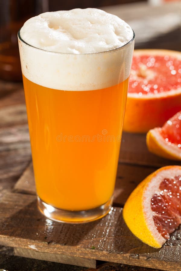 Sour Grapefruit Craft Beer stock photo. Image of brewery - 68853826