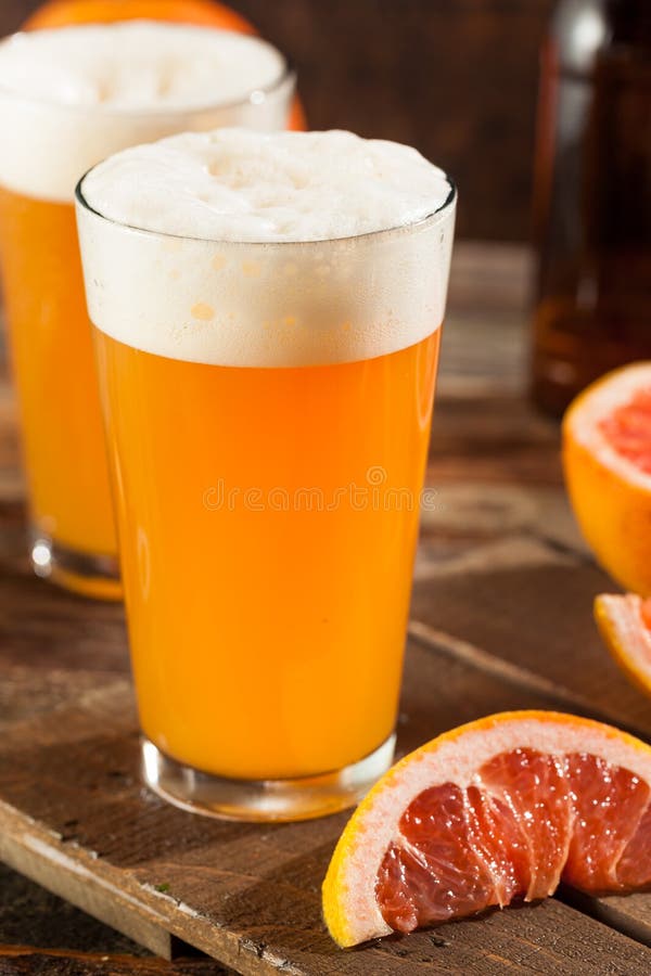 Sour Grapefruit Craft Beer stock image. Image of cocktail - 68853829