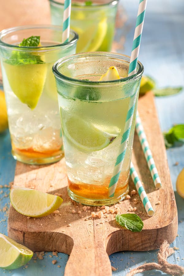 Sour Lemonade As a Drink for Hot Days Stock Image - Image of summer ...