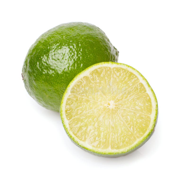 Limes with slices stock photo. Image of isolated, citrus - 38547934