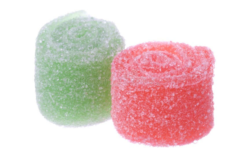 Sour Roll Candies Macro Isolated Stock Image - Image of treats, sweets ...