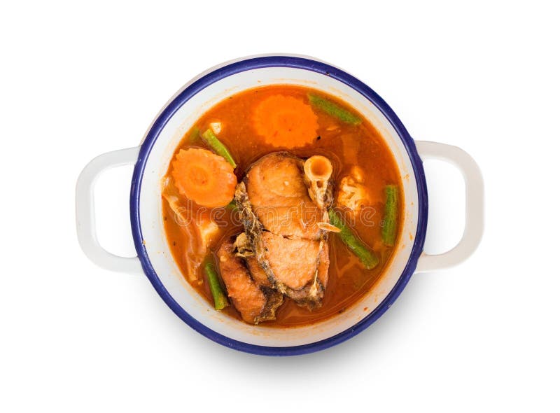 Sour Soup with Fish Paste stock photo. Image of healthy - 211169278
