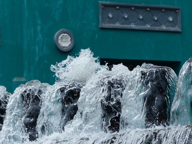 Source of Clean Water after a Purification Process Stock Photo - Image ...