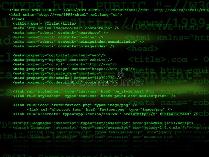 Source Code Technology Background Stock Illustration - Illustration of ...