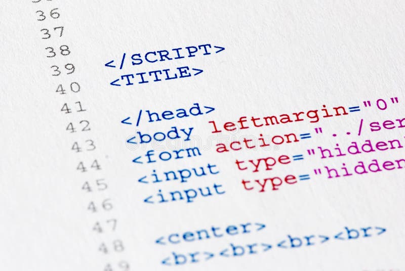 Source Code Program Stock Image Image Of Network Letters 13860991 7935