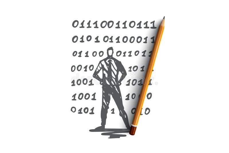 Source Code, Software, Program, Development, Computer Concept. Hand ...