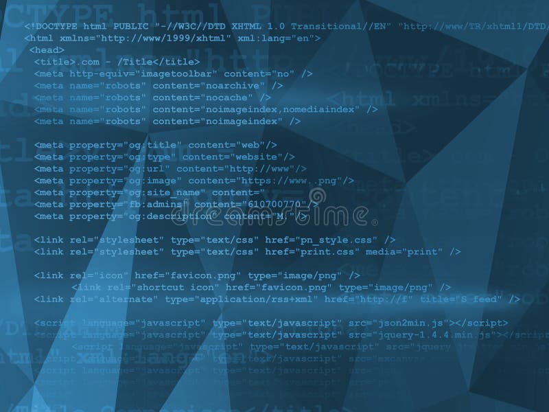 Source Code Technology Background Stock Illustration - Illustration of ...