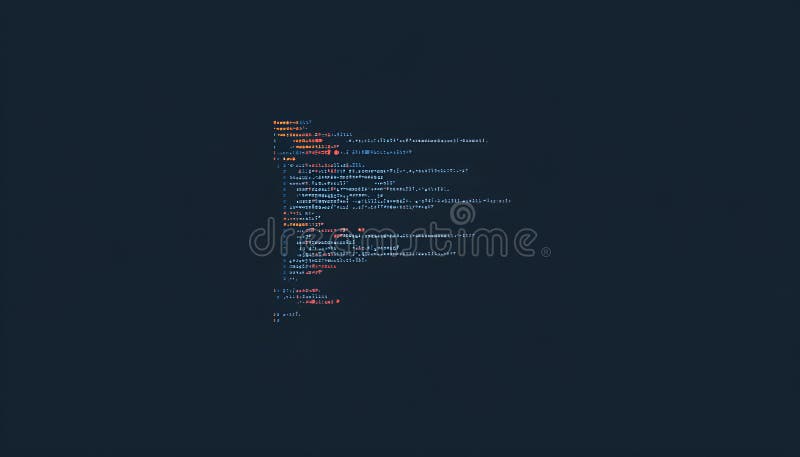 Source Code Written in Programming Language on Dark Blue Background ... Source Code Written in Programming Language on Dark Blue Background ...