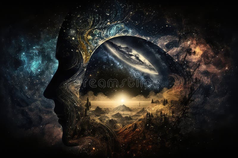 Source of Consciousness Bringing Awareness To the Universe, with Stars ...