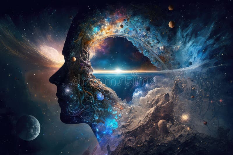 Source of Consciousness Bringing Awareness To the Universe, with Stars ...