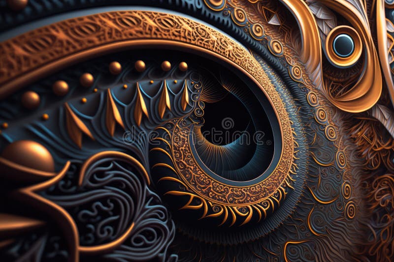 Source of Consciousness, Close-up, Showing Intricate and Beautiful ...