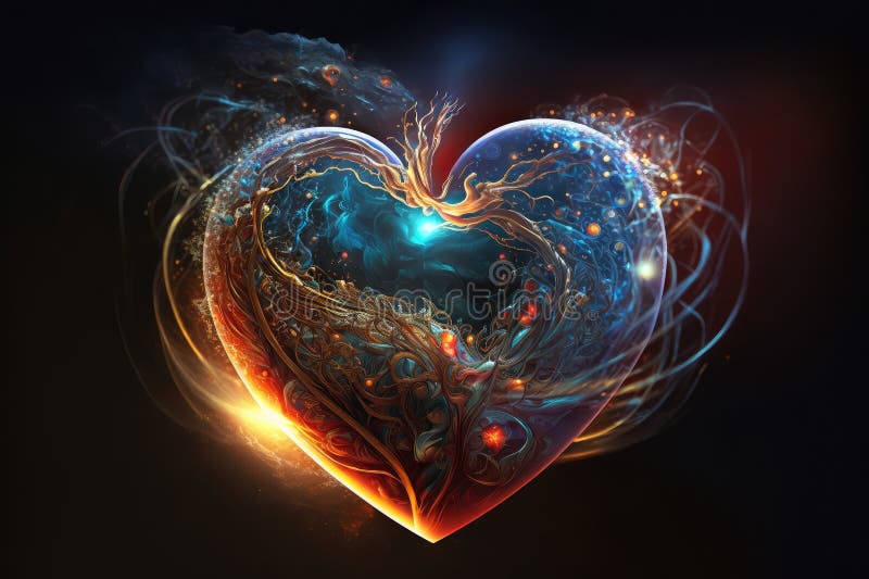 Source of Consciousness, Flowing through Human Heart, Bringing Light ...