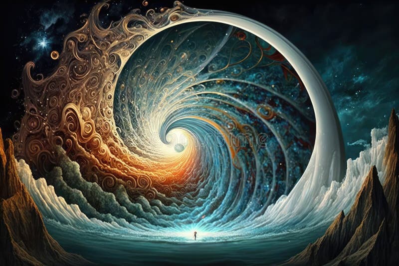 Source of Consciousness, with Its Infinite and Eternal Energy, Flowing ...