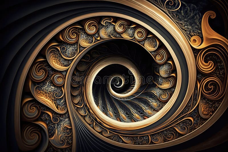 Source of Consciousness, Seen from the Inside, with Infinite Swirls and ...