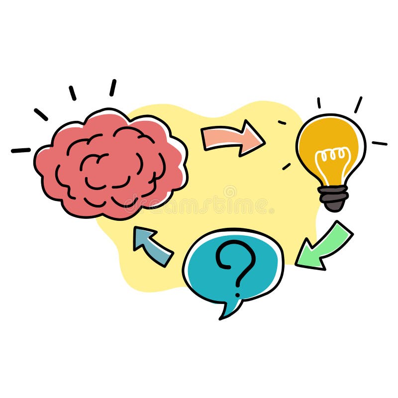 Source d'idée illustration de vecteur. Illustration du début - 65592541