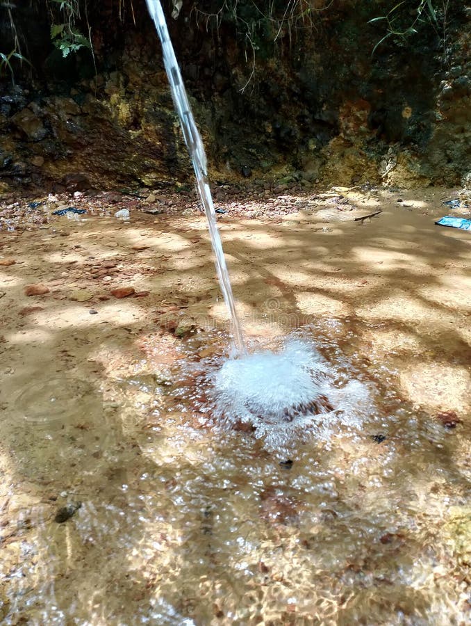 The Source of Fresh Water is Very Fresh and Natural. Landak District ...