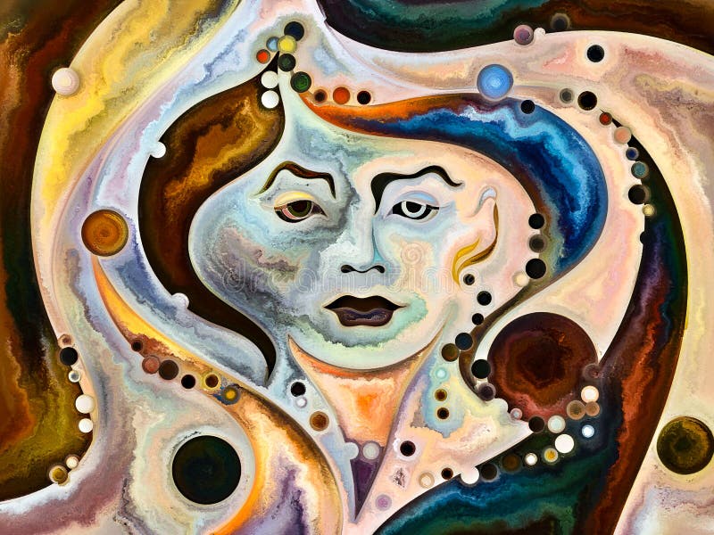 Source of Inner Colors stock illustration. Illustration of curve ...