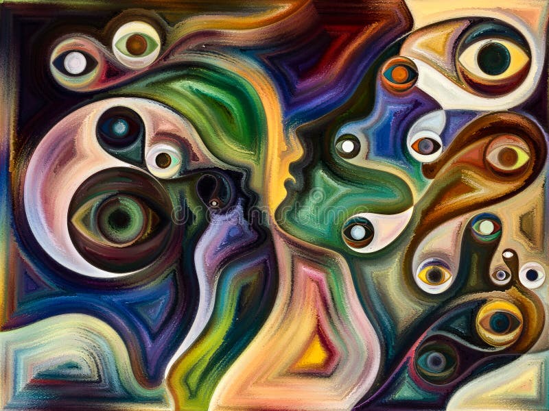 Source of Inner Colors stock illustration. Illustration of artwork ...