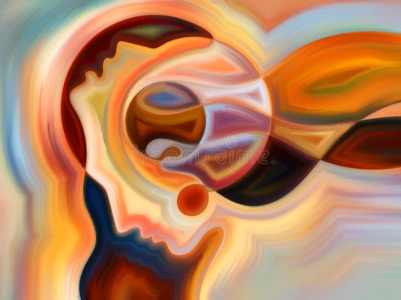 Source of Inner Paint stock illustration. Illustration of intelligence ...
