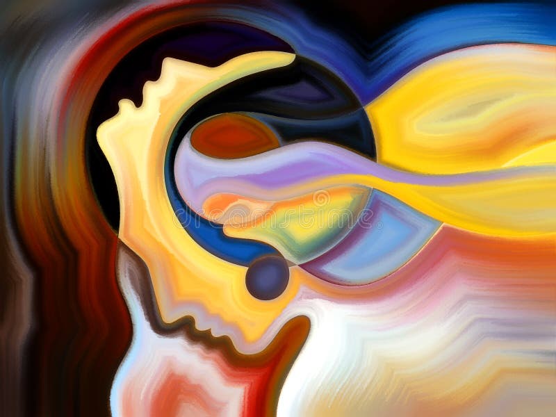 Source of Inner Paint stock illustration. Illustration of metaphor ...