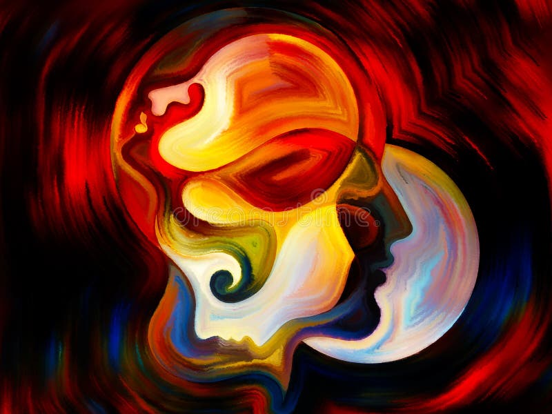 Source of Inner Paint stock illustration. Illustration of fantasy ...