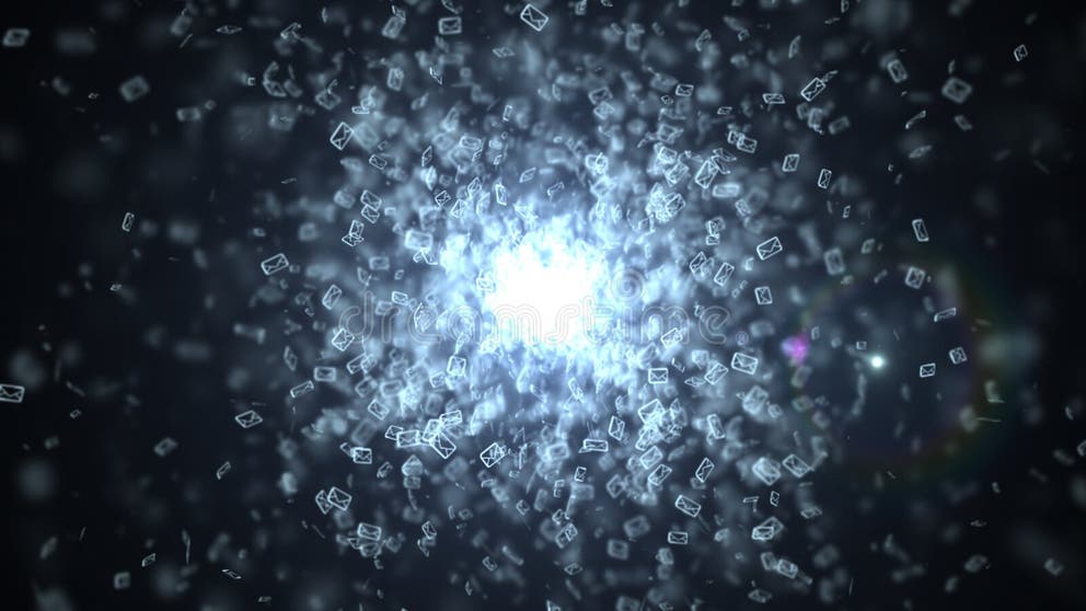 The Source of a Large Number of Letters. Many Emails. Stock ...