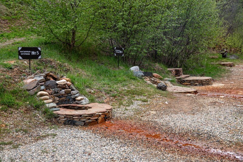 Source of mineral water stock photo. Image of mountain - 267746882