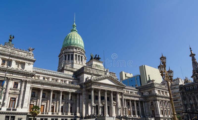 The National Congress in Buenos Aires, Argentina Stock Image - Image of ...