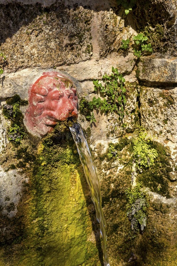 Source in the Mountains Greece, Peloponnese Stock Photo - Image of ...