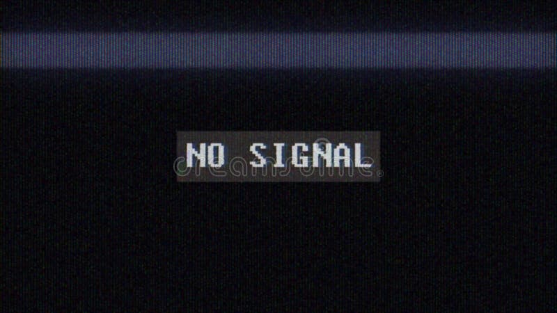 Vintage VHS Distortion Reimagined in a Modern Glitch Art Style. Stock ...