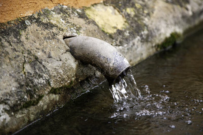 Fountain spout stock photo. Image of mineral, ancient - 168394236