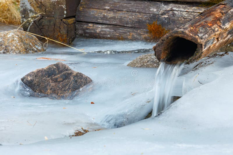 Source of the river stock image. Image of pure, head - 78016799