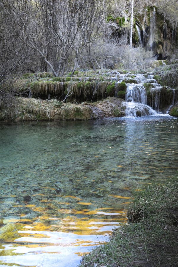 Source of the River Cuervo in the Province of Cuenca in Castilla La ...
