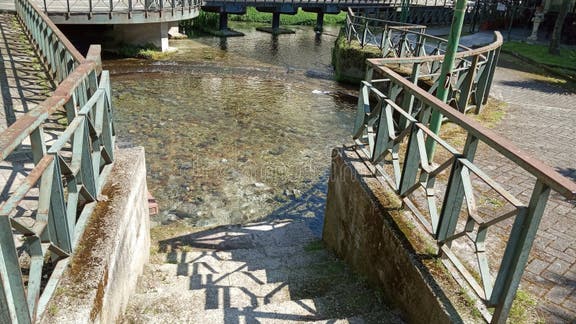 Source of the River Gari in the Center of the City Stock Photo - Image ...