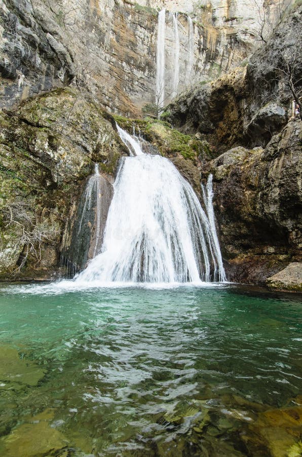 Source of the River Waterfall World Stock Image - Image of energy ...