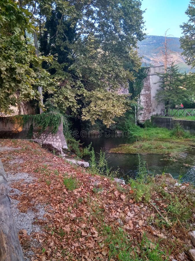 Sarno river stock image. Image of italy, river, travel - 38295553