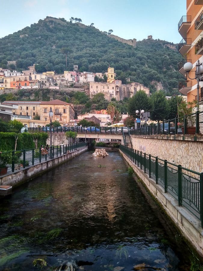Sarno river stock image. Image of italy, river, travel - 38295553
